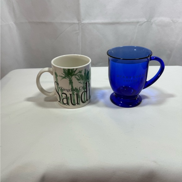 Starbucks | Dining | Starbucks Blue And White Dining Mugs Bundle | Poshmark